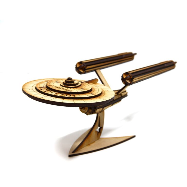 3D Puzzle Kirk's Spaceship MDF Wood 3D Puzzle - CKS Ventures