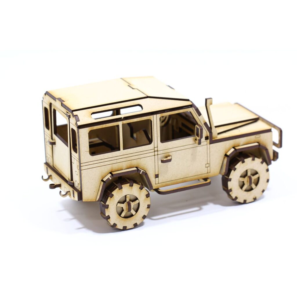 3D Puzzle Land Rover Truck MDF Wood 3D Puzzle - CKS Ventures