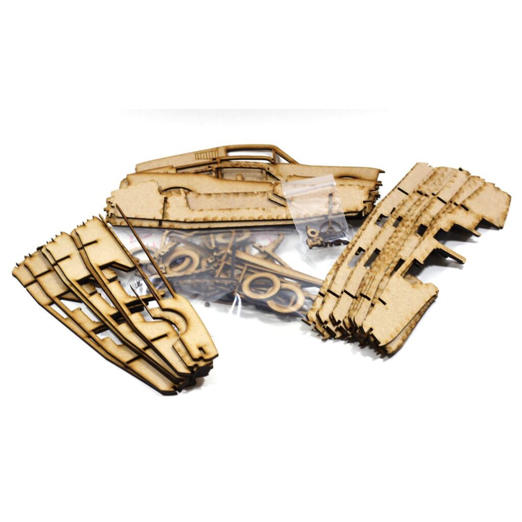 3D Puzzle Mustang GT 500 Sportscar MDF Wood 3D Puzzle - CKS Ventures